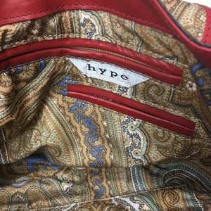 Hype | Bags | Hype Red Leather Bag | Poshmark